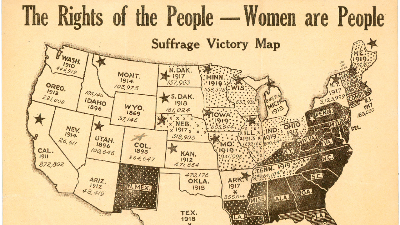 Today In History 100th Anniversary Of The Ratification Of The 19th